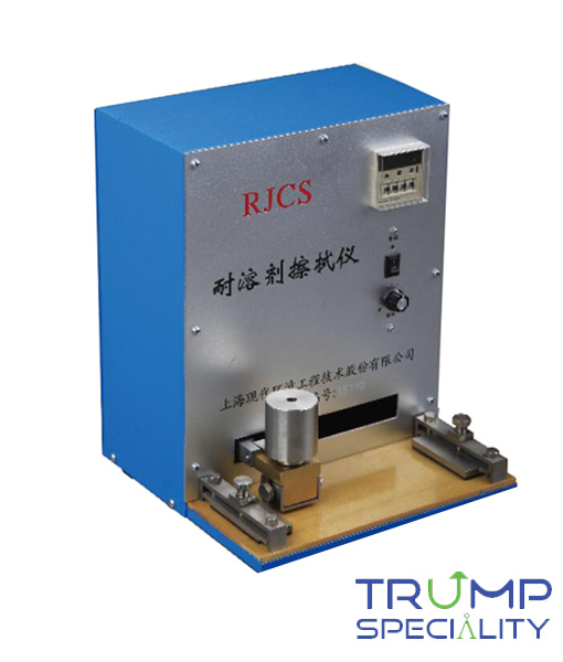 Solvent Rub Resistance Tester - Trump Speciality