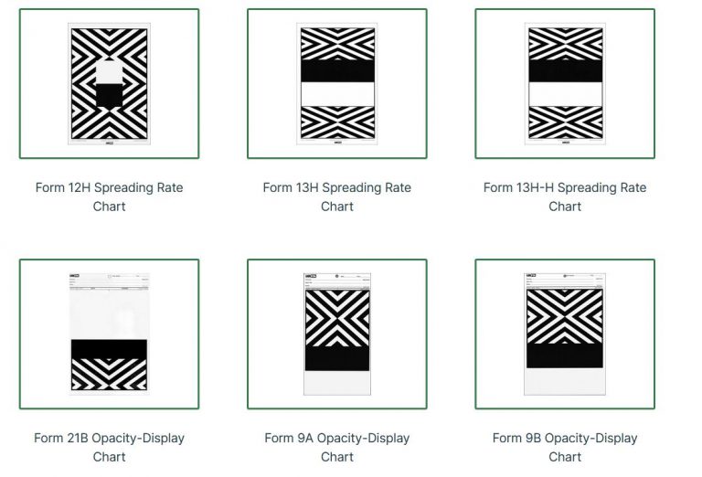 Opacity-Display Charts/Spreading Rate Charts - Trump Speciality