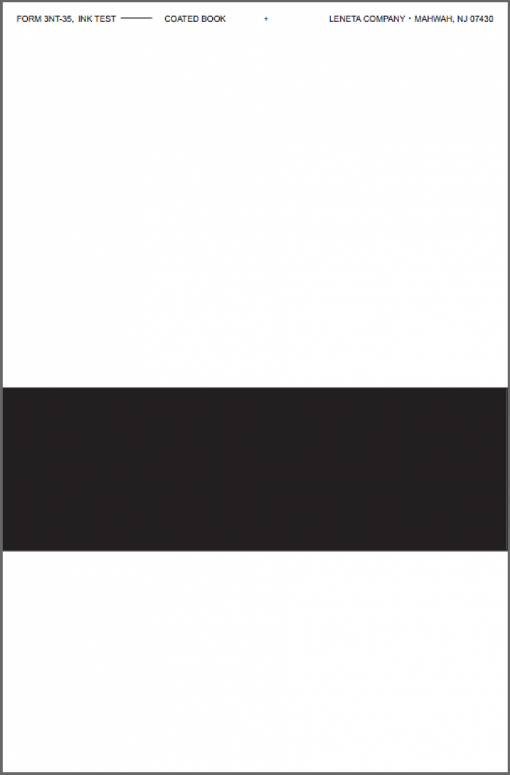 Printing Ink Drawdown Sheets - Trump Speciality Limited. Thailand