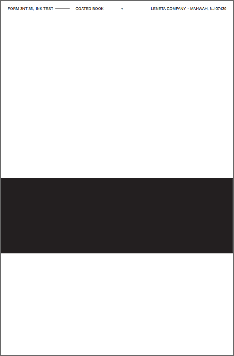 Printing Ink Drawdown Sheets - Trump Speciality Limited. Thailand