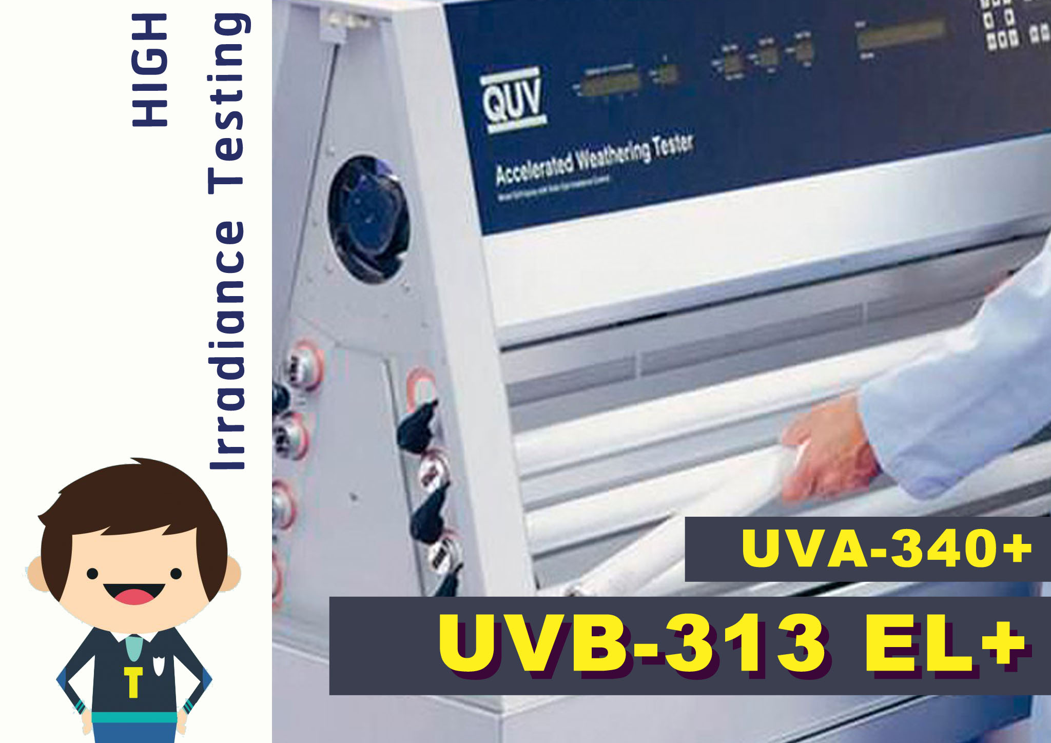 UV lamp - UVA , UVB lamp (Plus) สำหรับเครื่อง QUV - Trump Speciality